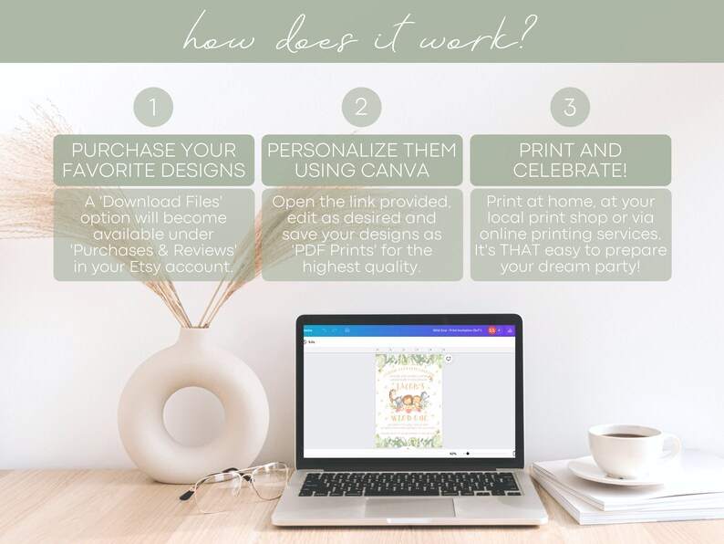 Editable Safari Selfie Frame, Photo Prop Frame Printable, Instagram ...