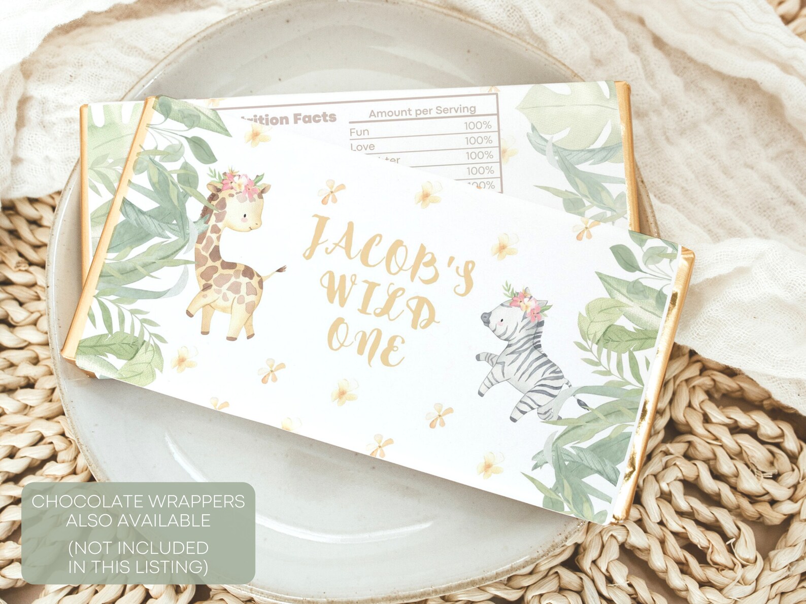 Editable Safari Popcorn Boxes, Popcorn Box Template, Birthday Popcorn ...