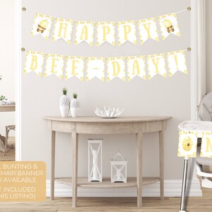 Editable Bee Party Hat, Birthday Party Hats, First Birthday Hat, 1st ...