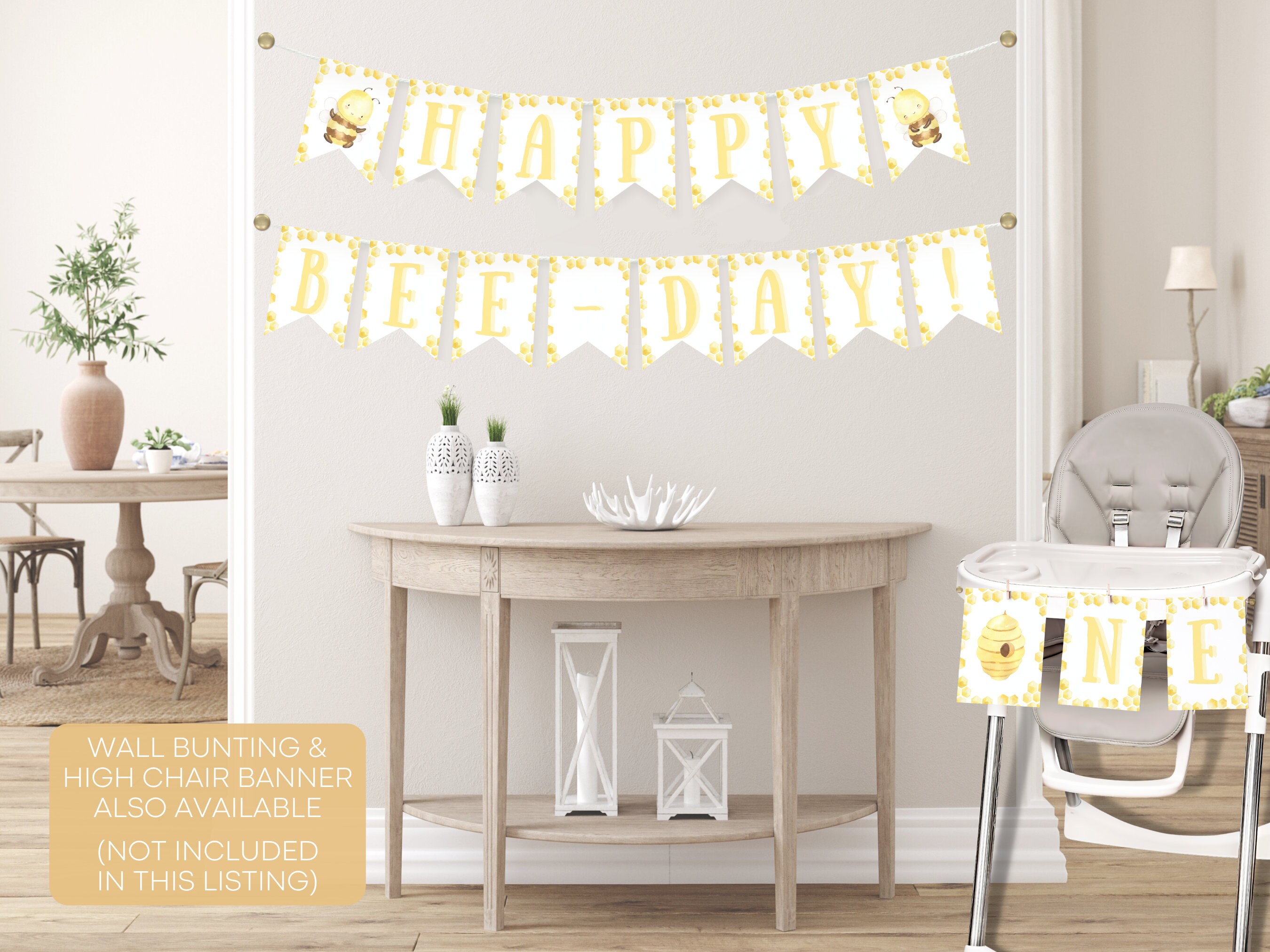 Editable Bee Party Hat, Birthday Party Hats, First Birthday Hat, 1st ...