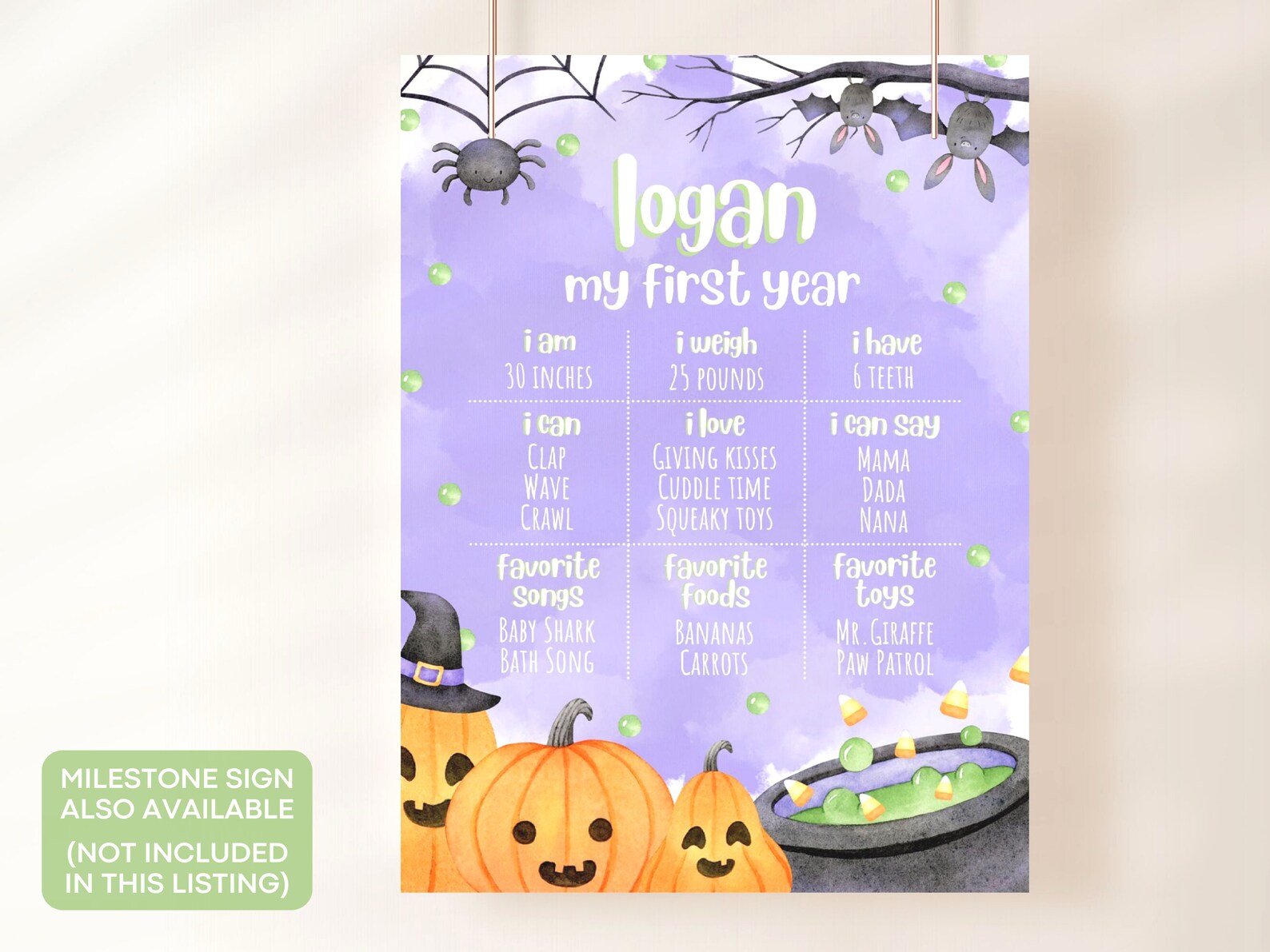 Editable Halloween Time Capsule Sign Spooky One Time Capsule - Etsy