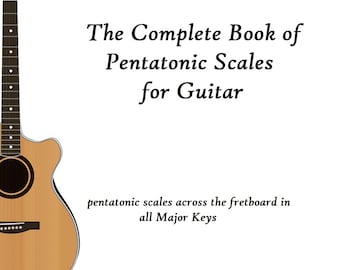 Guitar Pentatonic Scales Major and Minor - Etsy