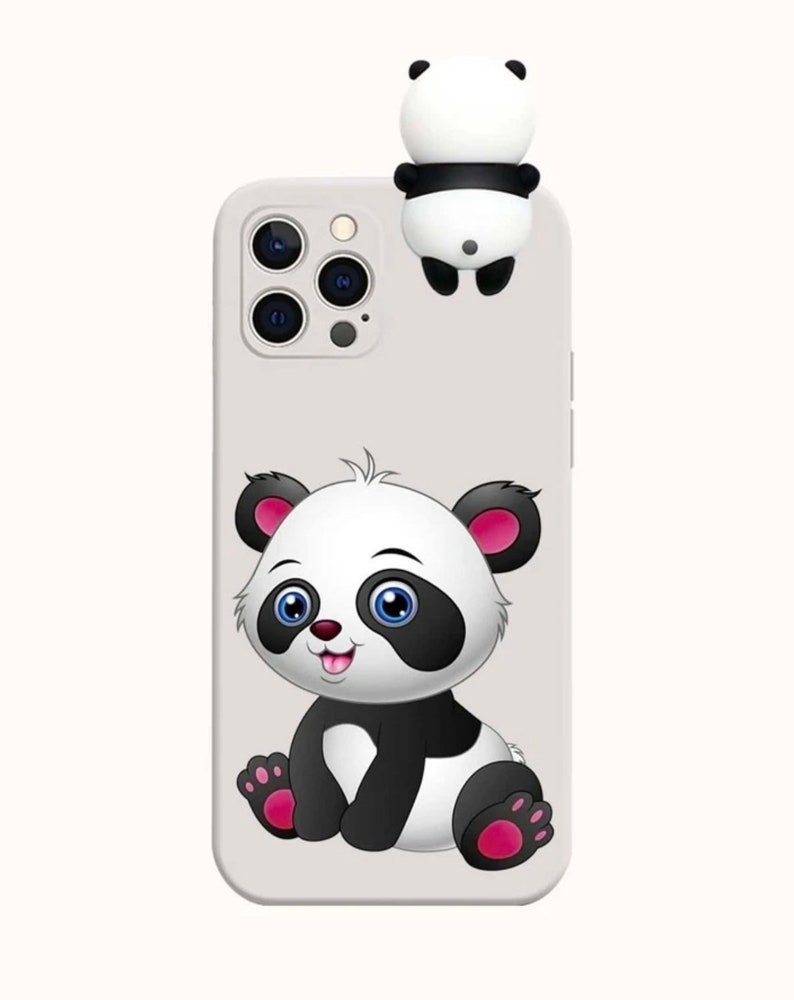 IPhone 12 Pro Max Cute Panda Case | 3D Panda Case | - Etsy