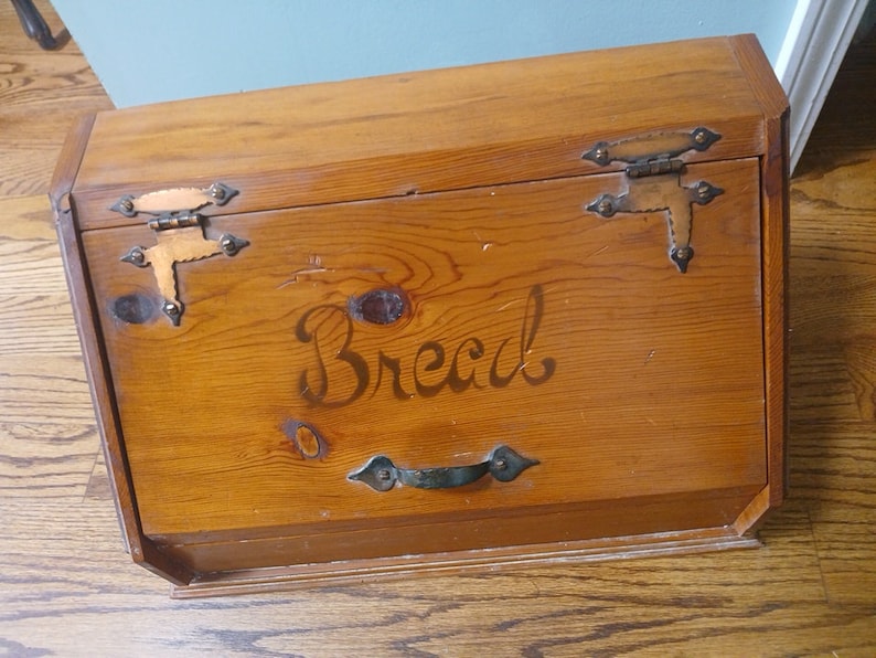 Wooden Breadbox - Etsy