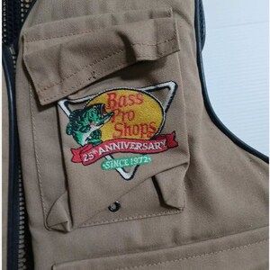 RARE Vintage Bass Pro Shops 25th Anniversary Life Jacket Fishing Vest ...