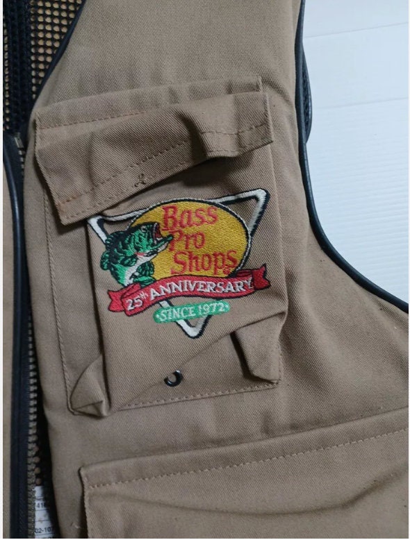 RARE Vintage Bass Pro Shops 25th Anniversary Life Jacket Fishing Vest ...