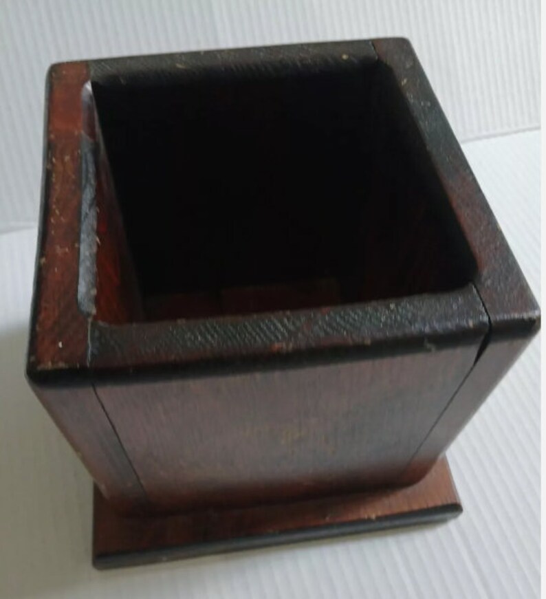 Antique Solid Wood Handmade Tissue Box Holder Primitive/rustic - Etsy