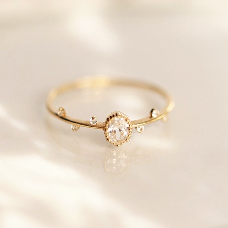 10k Gold Ring - Etsy
