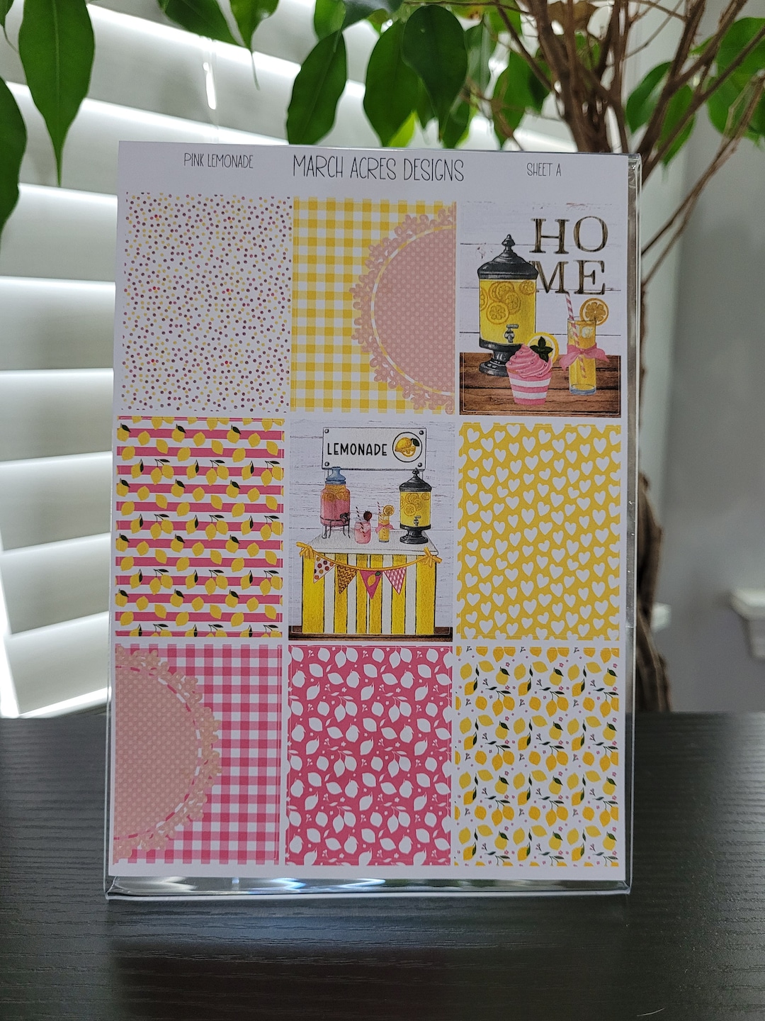 Pink Lemonade Weekly Planner Sticker Kit - Etsy