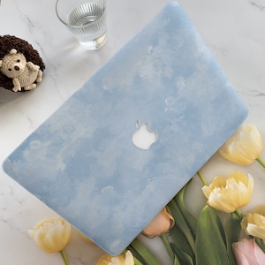 Blue Tie-dye MacBook Case,hard Laptop Case for MacBook Air 15/13 Pro13 ...