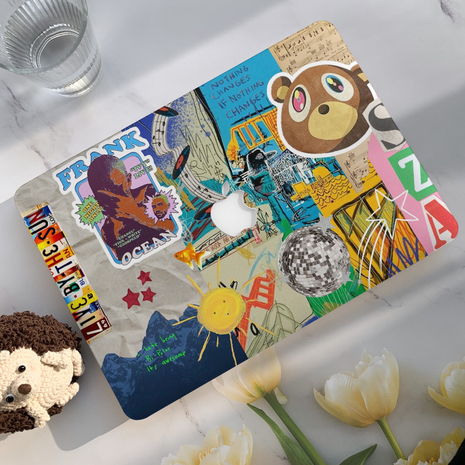 Cartoon Patchwork MacBook Case: Hard Laptop Cover - Etsy