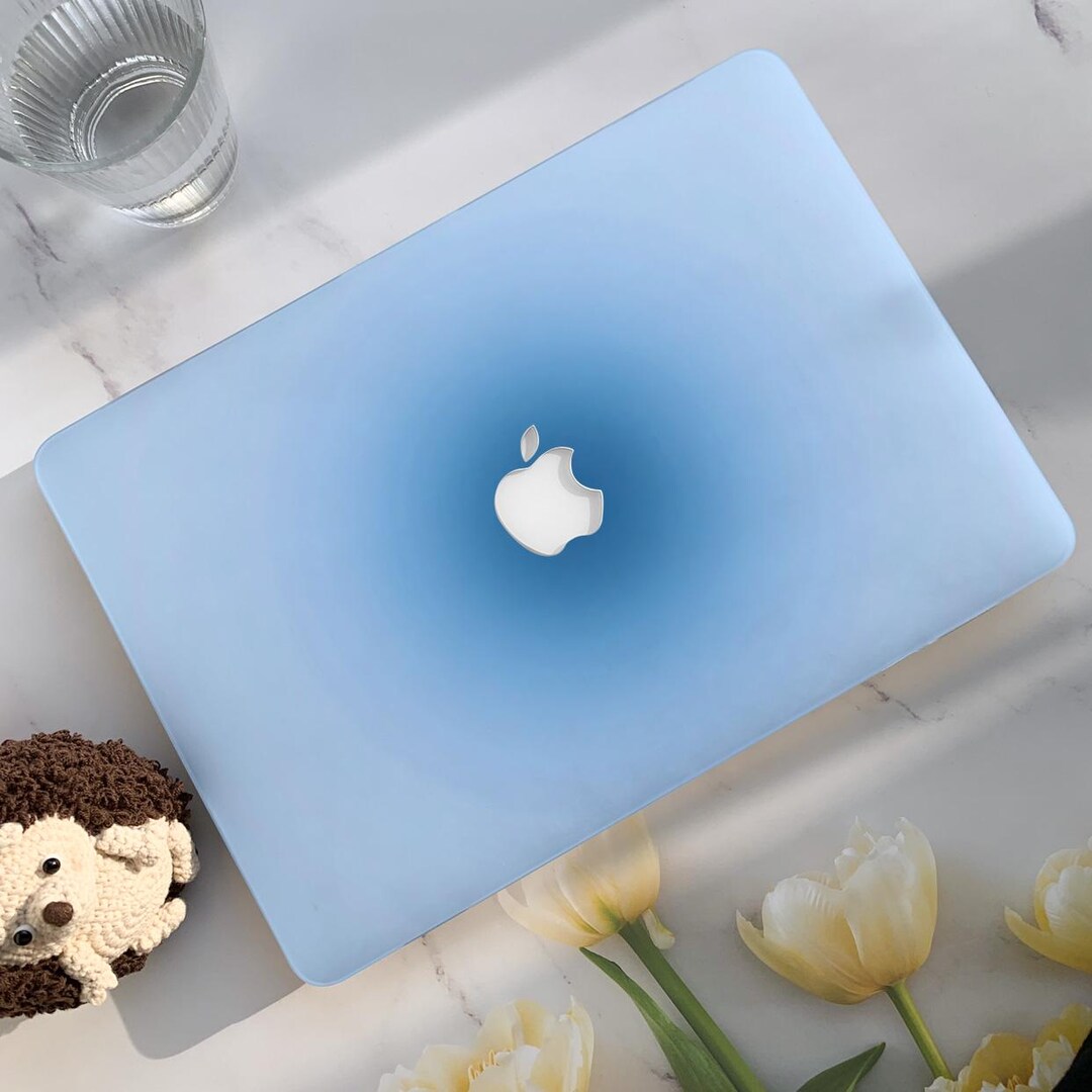 Blue Gradient Pattern New MacBook Case,hard Laptop Case for MacBook ...