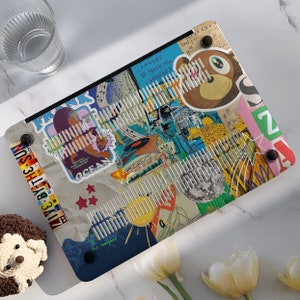 Cartoon Patchwork MacBook Case: Hard Laptop Cover - Etsy