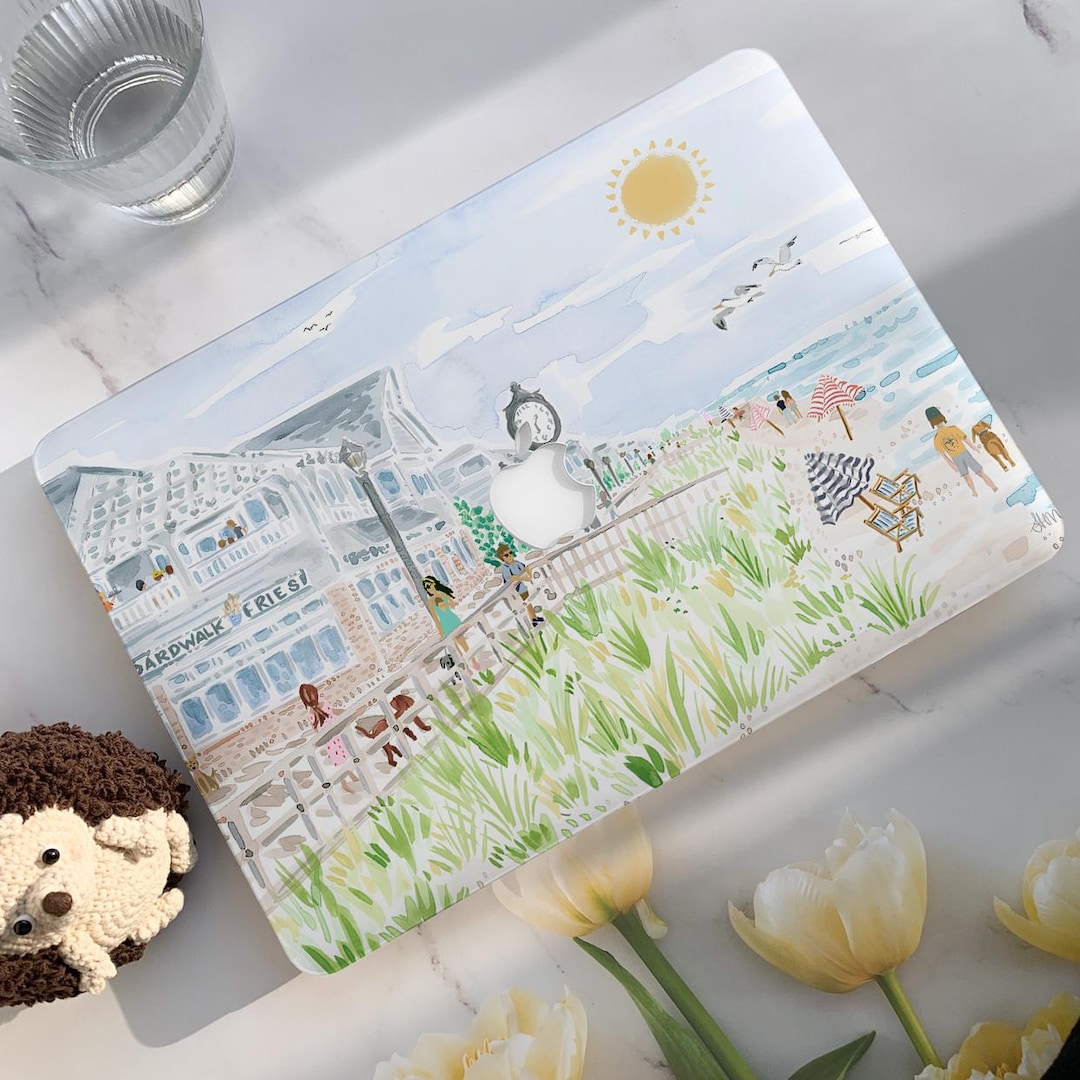 Seaside Scenery MacBook Case: Hard Laptop Cover - Etsy