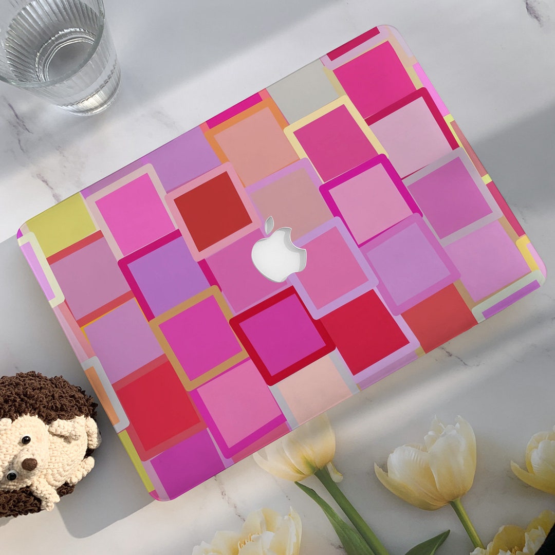 Air15 Barbie Pink Lattice MacBook Case,hard Protective Laptop Case for ...