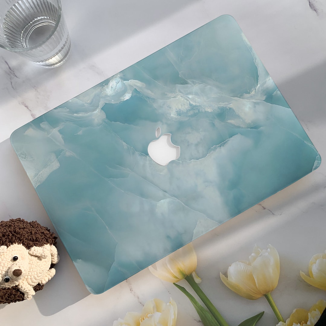 Blue Marble Texture MacBook Case: Art Hard Laptop Cover - Etsy