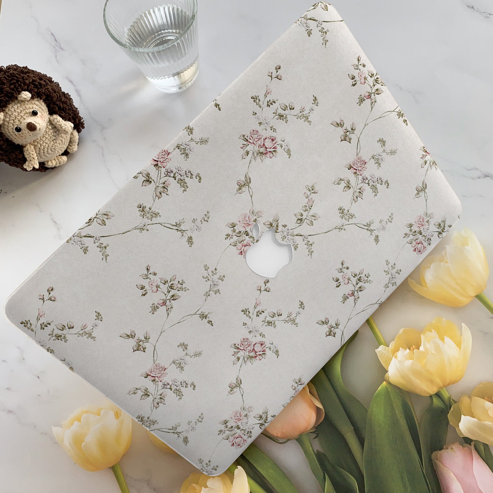 Minimalist Floral MacBook Case, Art Hard Protective Laptop Case for ...