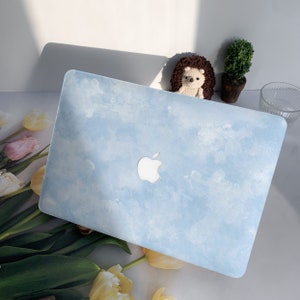 Blue Tie-dye MacBook Case,hard Laptop Case for MacBook Air 15/13 Pro13 ...