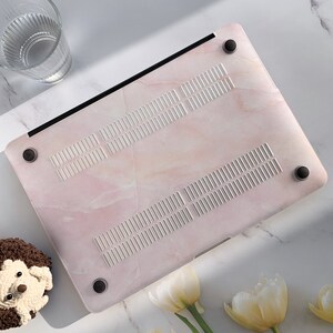 Marble Light Pink Texture MacBook Case, Art Hard Laptop Case for ...