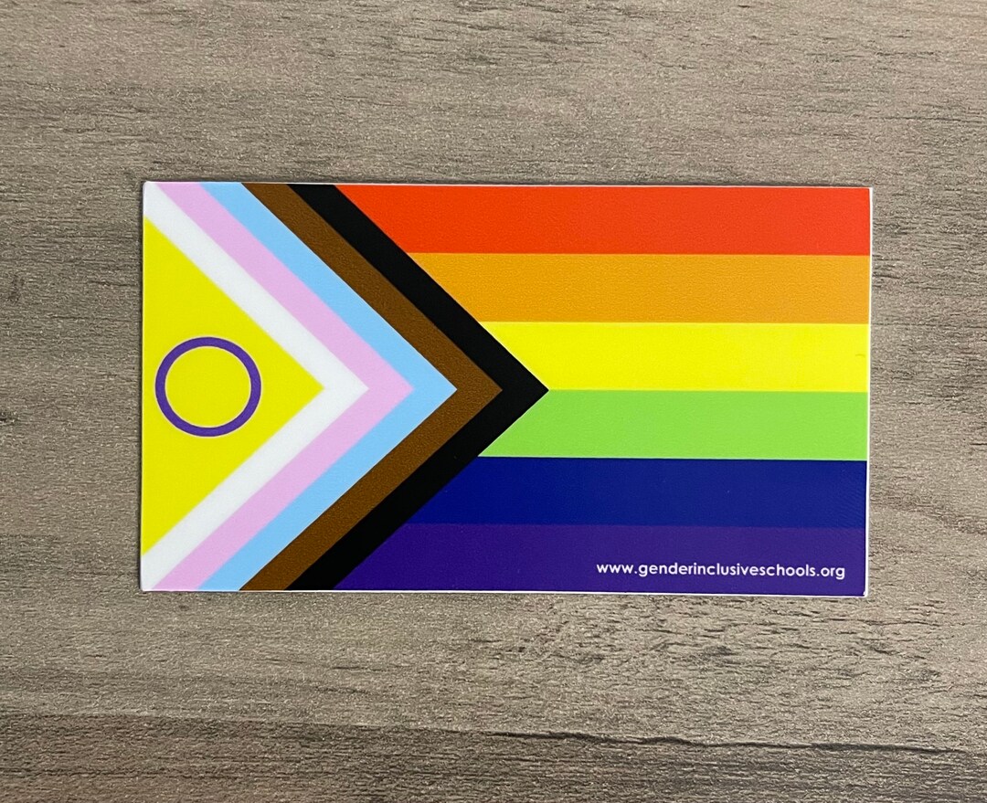 Progress Pride Flag - Vinyl Sticker - Etsy