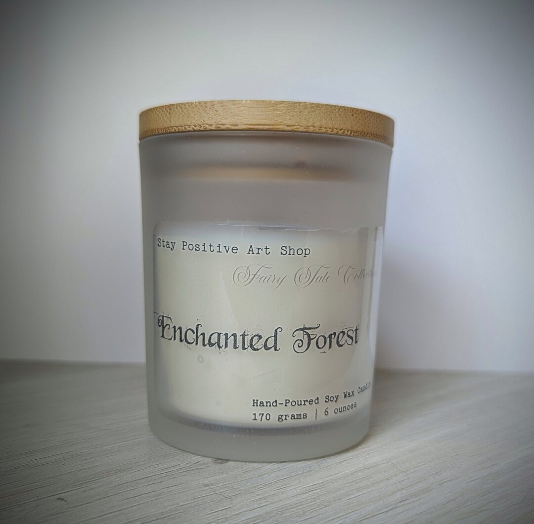 Soy Wax Hand-poured Candle the Fairy Tale Collection Enchanted Forest ...