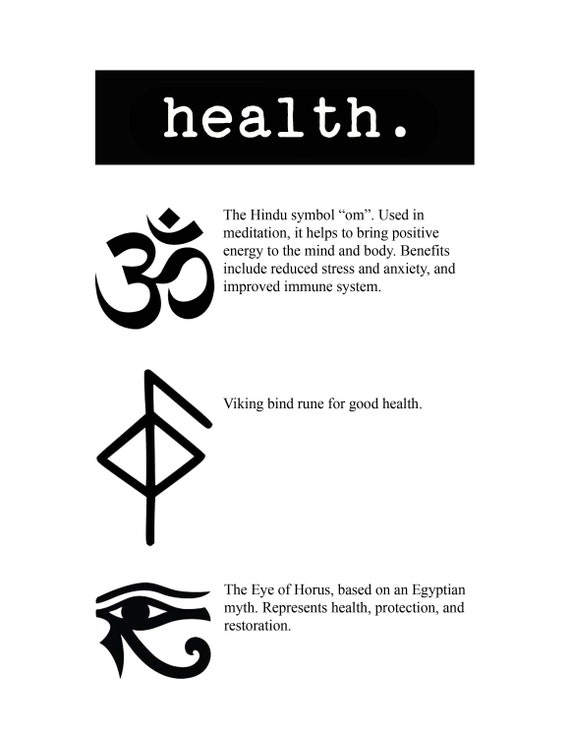 Symbols Of Good Health