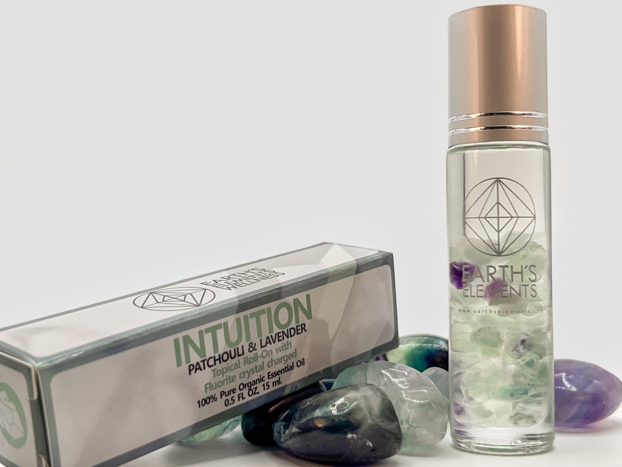 Earth's Elements Crystal Roll-ons - Etsy