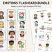 Emotion Flashcard Set for Little Kids | Identifying Emotions ...