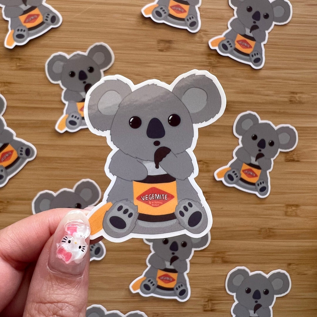 Vegemite Koala Die Cut Sticker - Etsy