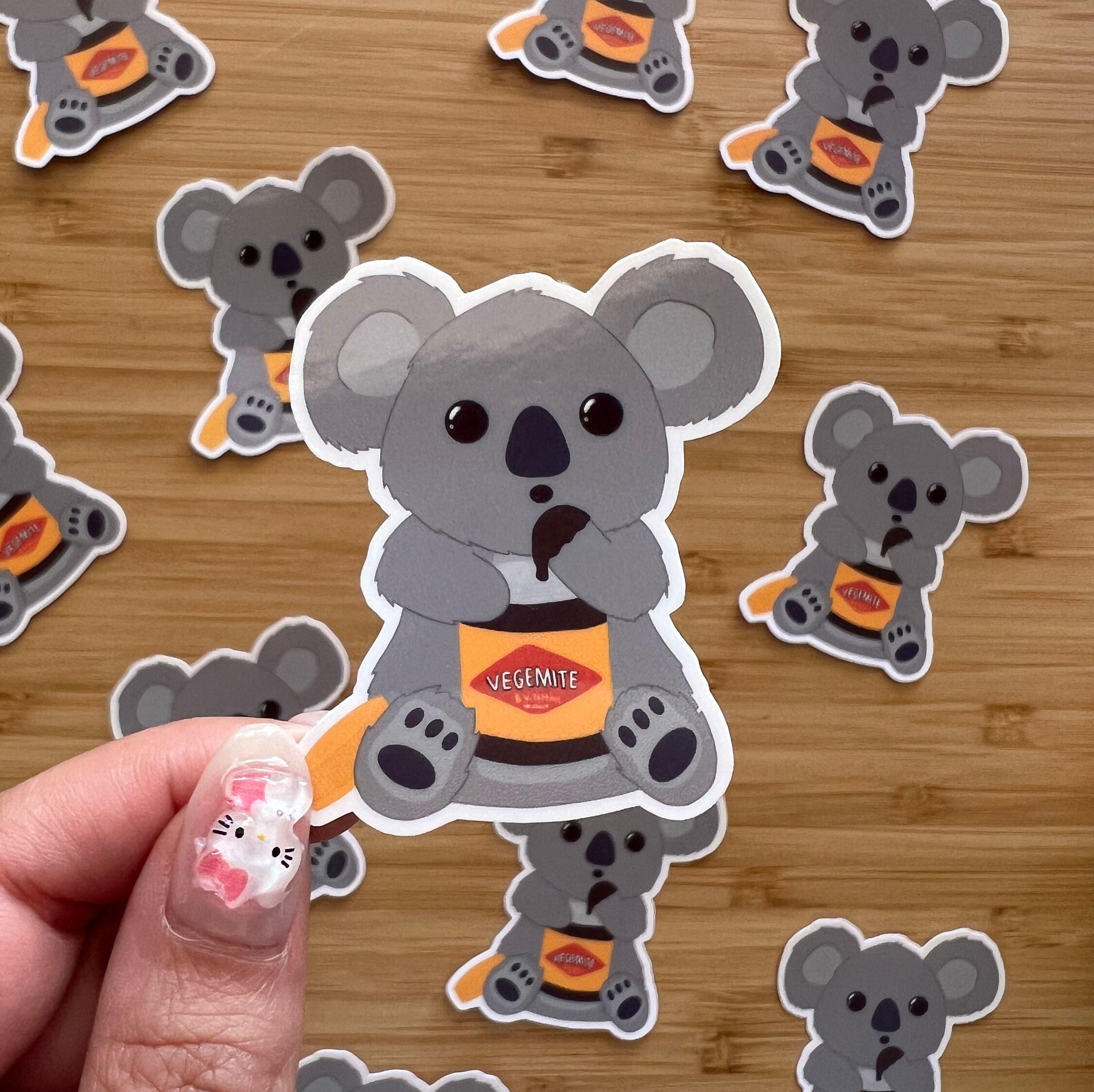 Vegemite Koala Die Cut Sticker - Etsy