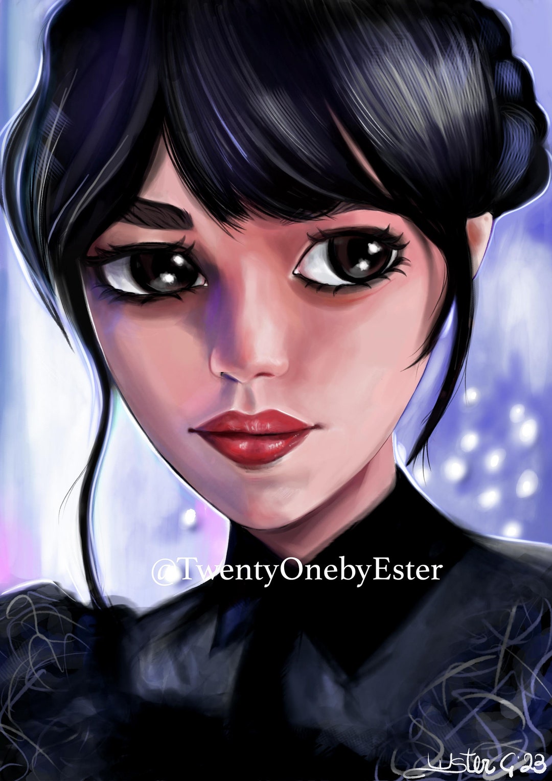 Fan Art Wednesday Poster Wednesday Addams Wednesday Dance - Etsy