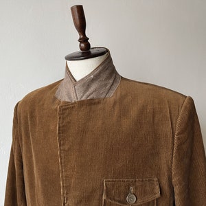 VINTAGE Corduroy Three Inverted Pleat Pockets Men's Jacket in Tobacco ...