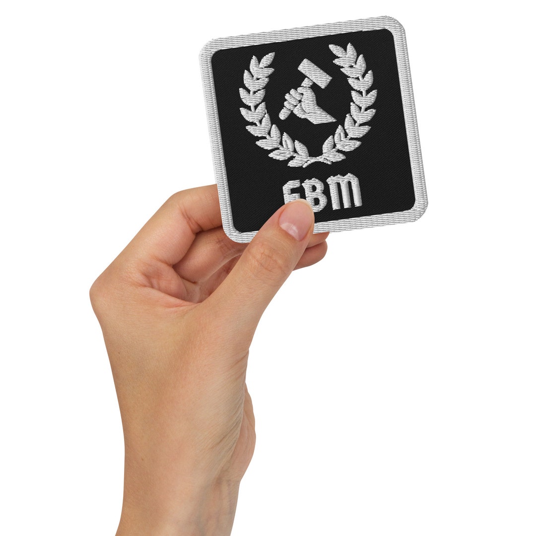 Pro-ebm Front Embroidered Patches Pro-ebm Old School - Etsy