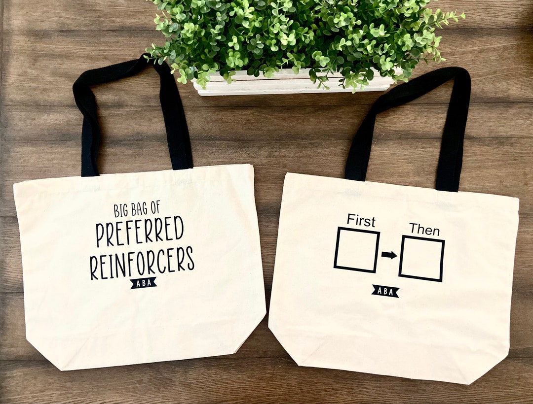 ABA Tote Bag / Applied Behavior Analysis Canvas Bag / Autism / RBT ...