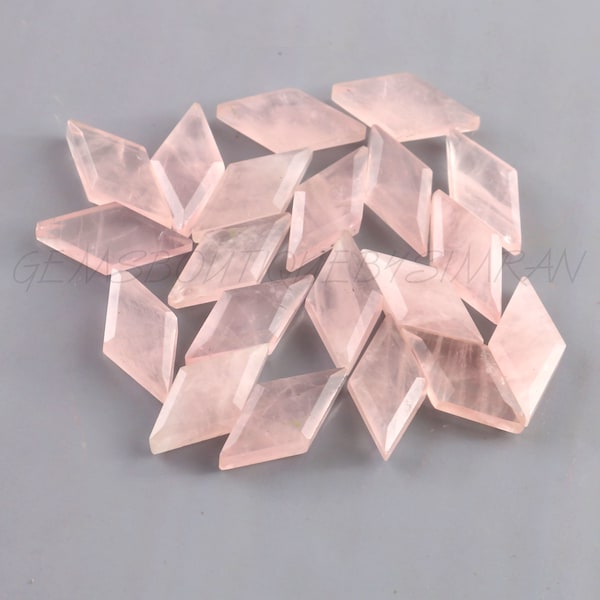 Faceted Rose Quartz - Etsy