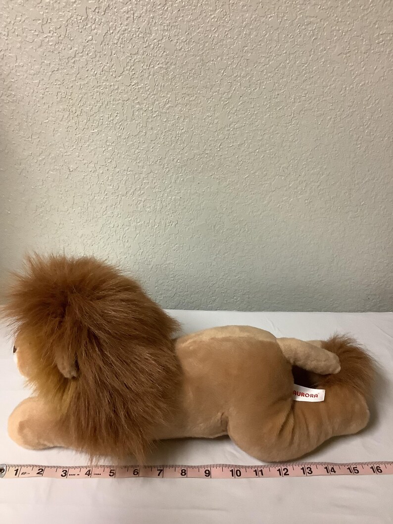 Aurora World Realistic Plush Lion Stuffed Animals Plush Toys ...