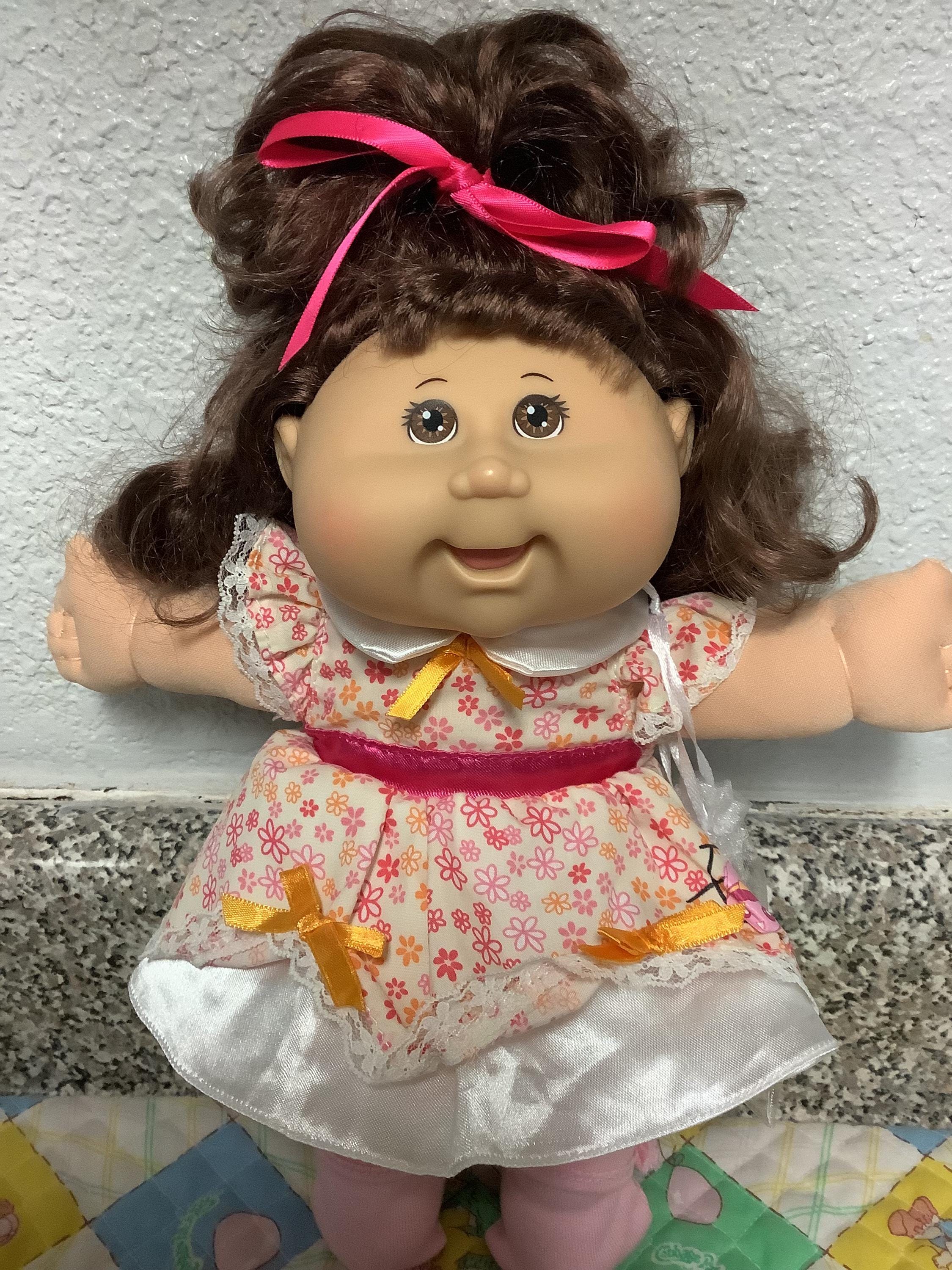 Vintage Cabbage Patch Kid Play Along Girl PA-5N Brown Hair Brown Eyes ...