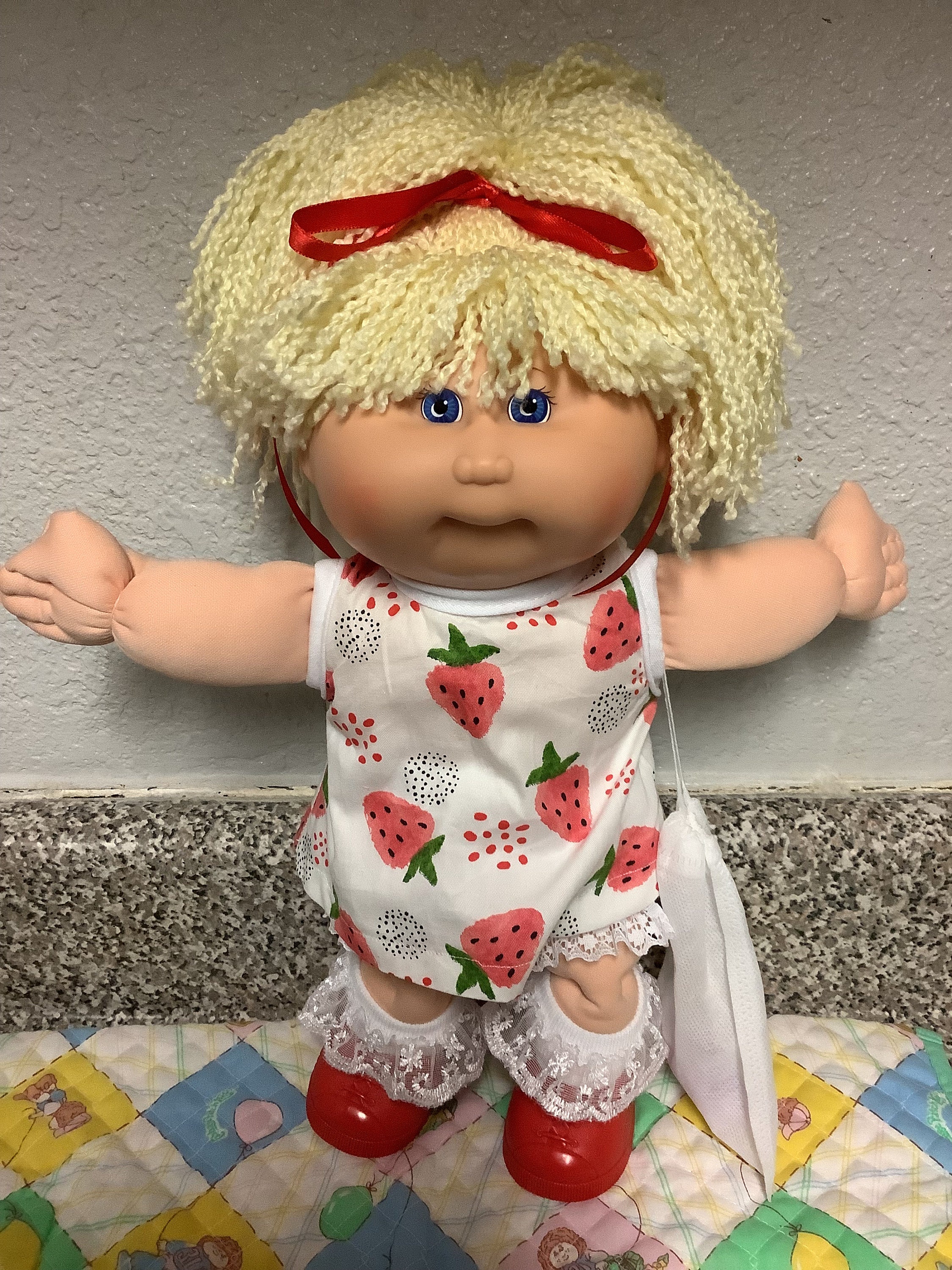 RARE Vintage Cabbage Patch Kid Girl Mattels First Edition CK1 Lemon ...