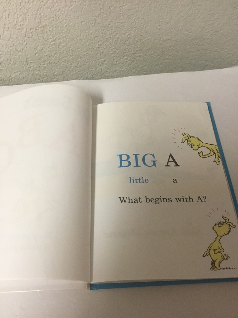 Dr. Seuss’s Book ABC for Children of All Ages - Etsy