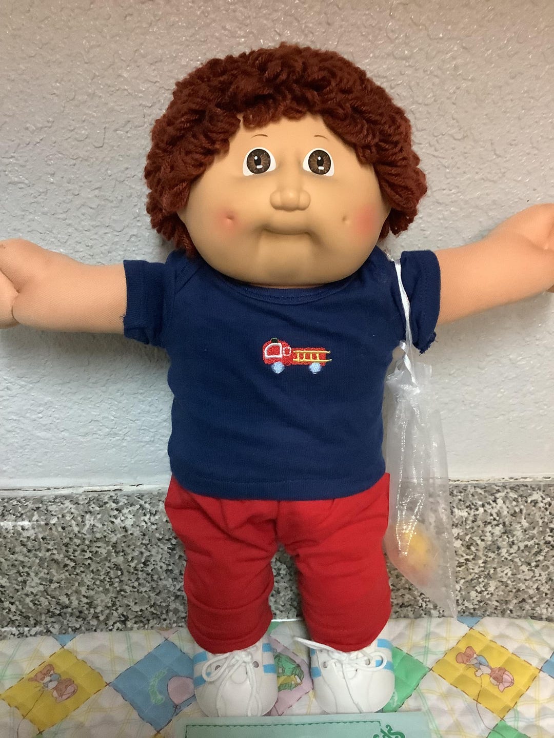 RARE Vintage Cabbage Patch Kid Boy Auburn Hair Brown Eyes UT Made in ...