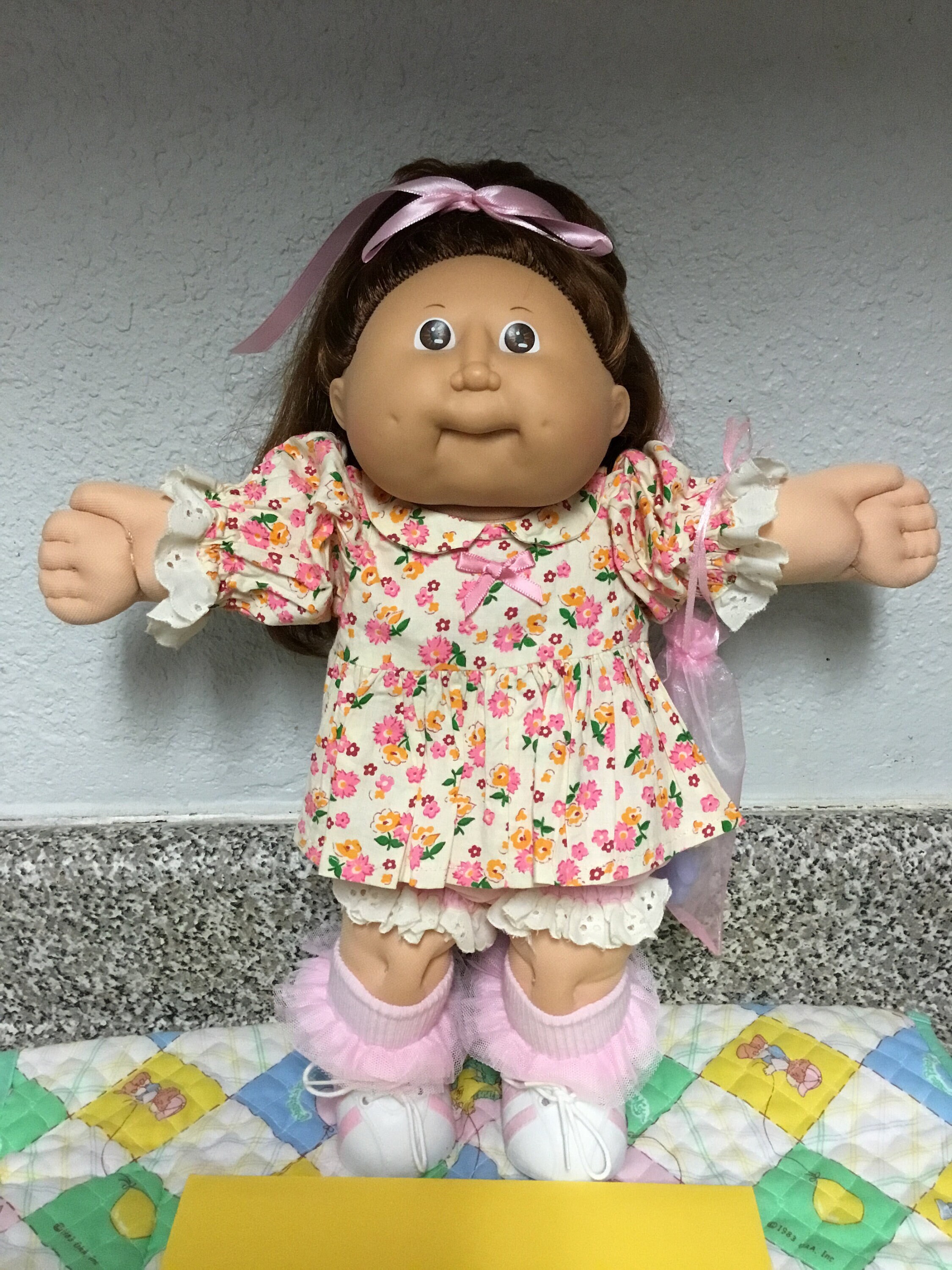 Vintage Cabbage Patch Kid Harder to Find Brown Cornsilk Hair - Etsy