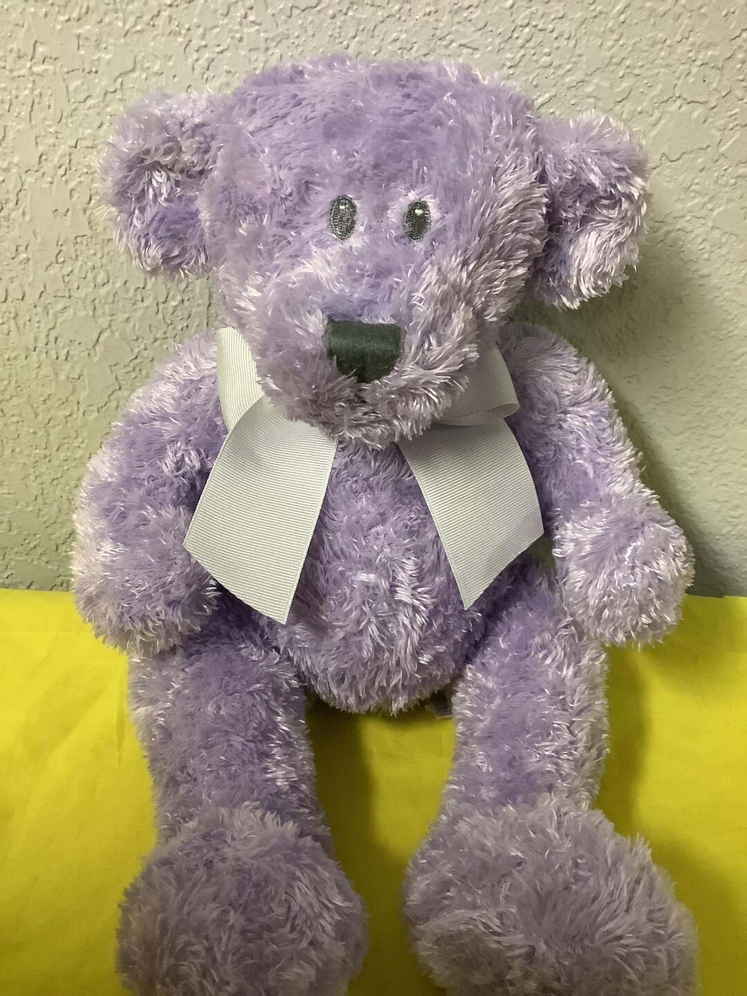 Vintage Animal Adventure Purple Plush Teddy Bear Stuffed Animals Plush ...