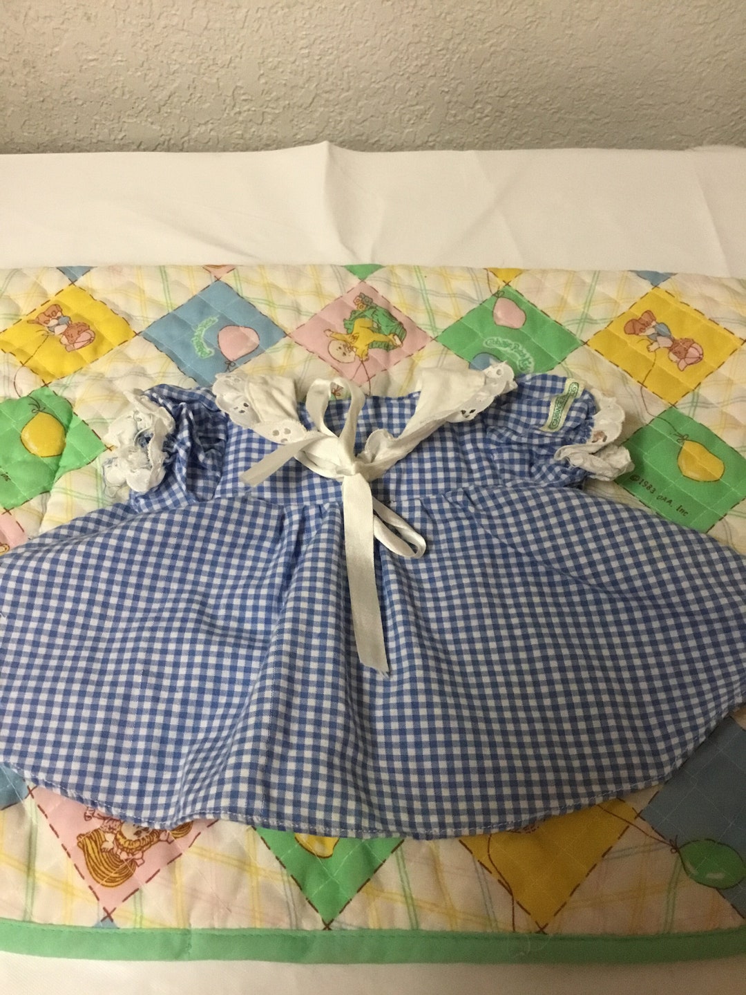 Vintage Cabbage Patch Kid Blue Gingham Swing Dress 1980s CPK - Etsy
