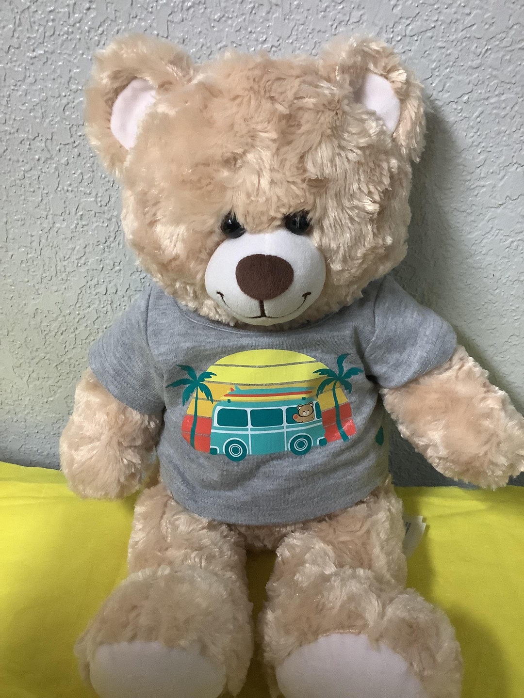 Build A Bear Workshop Beige Teddy Bear With Mechanism in Paw Says “I ...