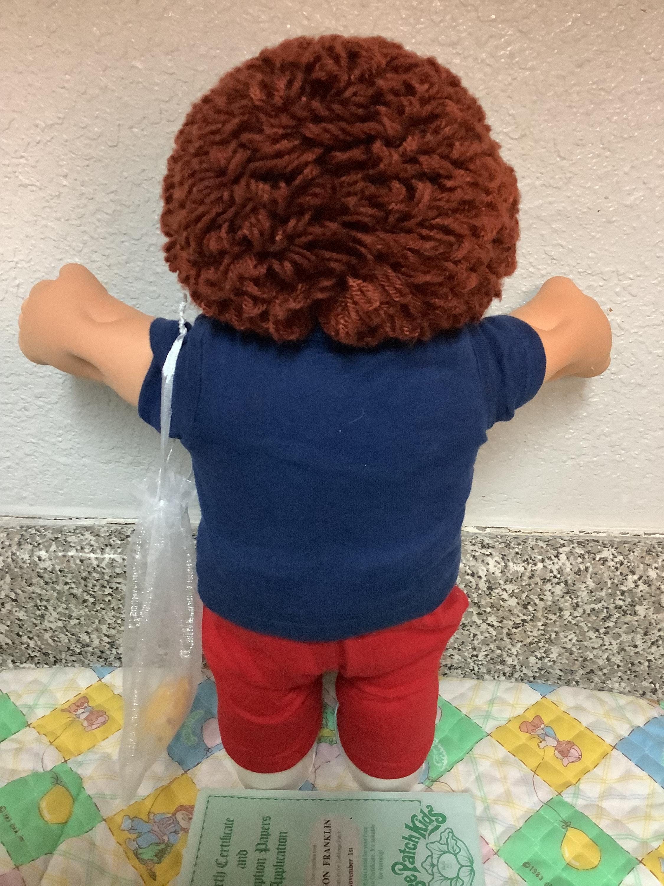 RARE Vintage Cabbage Patch Kid Boy Auburn Hair Brown Eyes UT Made in ...