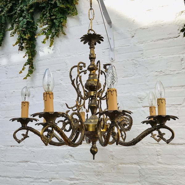 Colonial Chandelier - Etsy