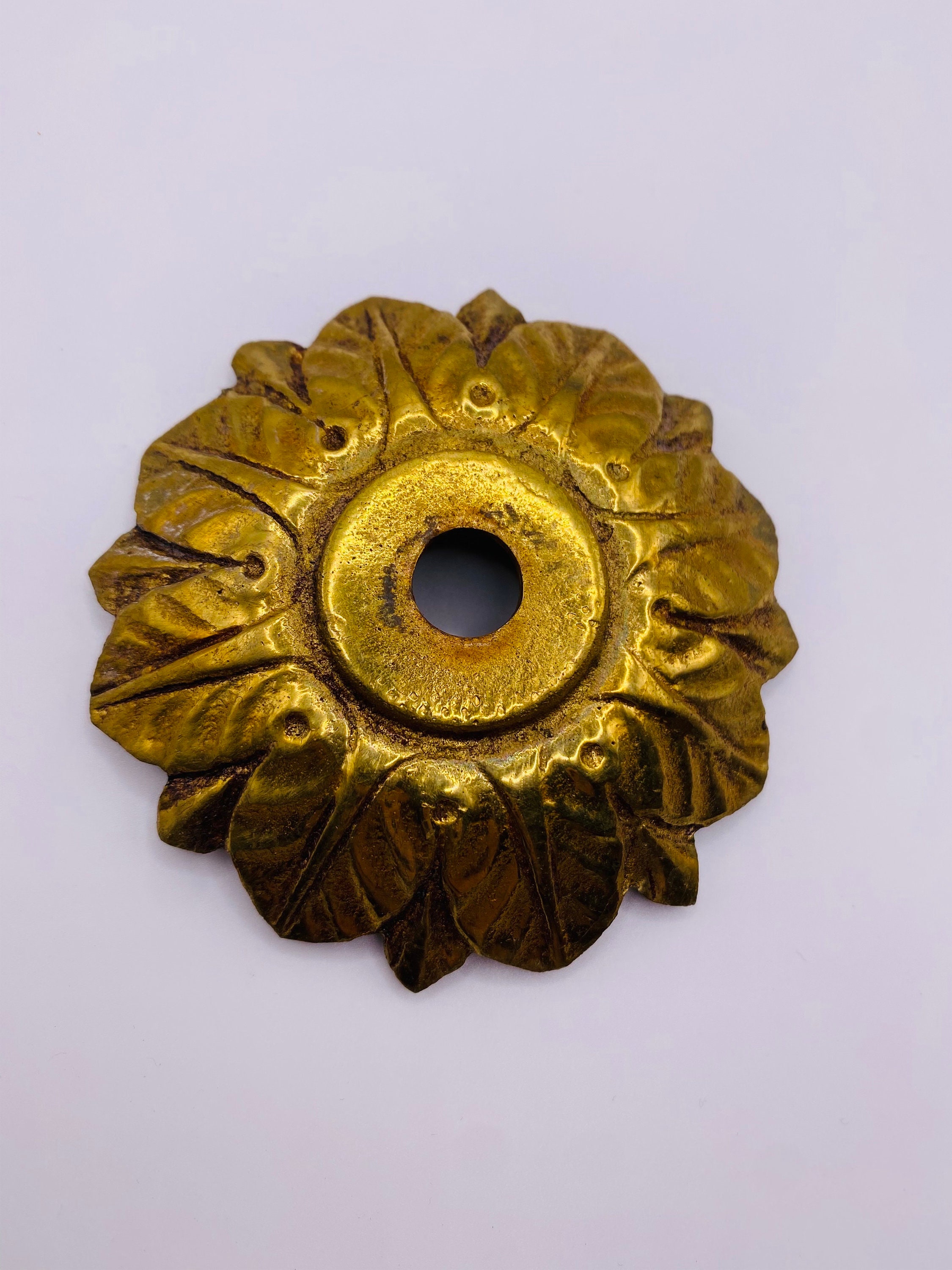 3" Diameter Antique Bronze Bobeche Dish or Canopy for Chandelier ...