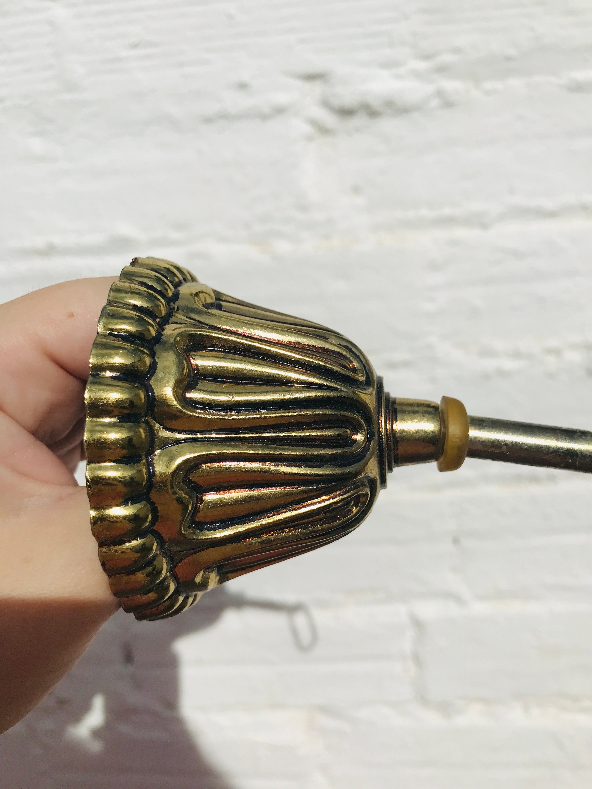 3 X 6 Antique Brass Ceiling CANOPY Chain Hook Loop Chandelier Parts ...