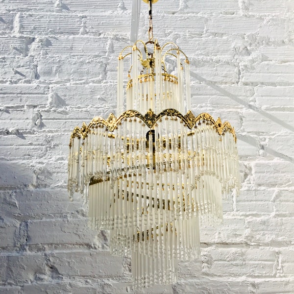 Waterfall Chandelier - Etsy