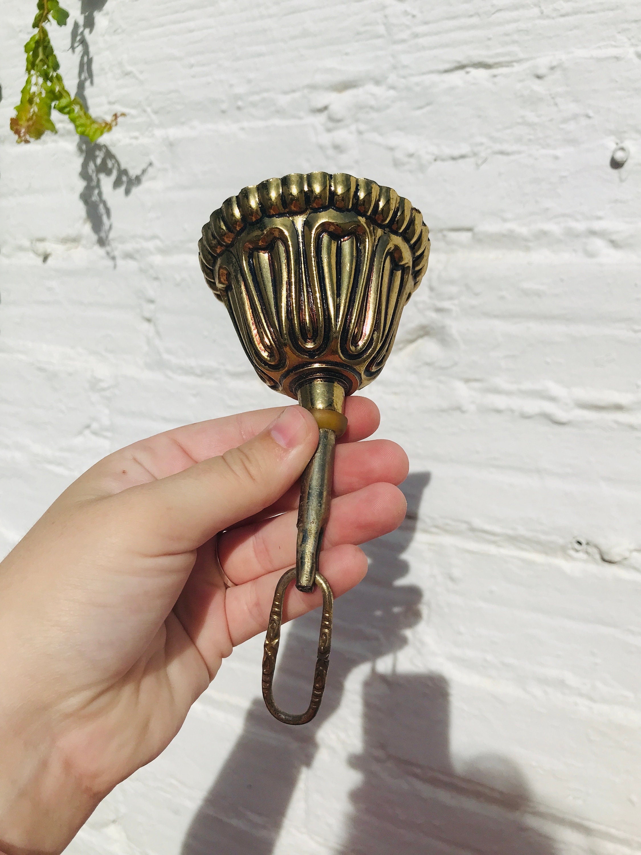 3 X 6 Antique Brass Ceiling CANOPY Chain Hook Loop Chandelier Parts ...